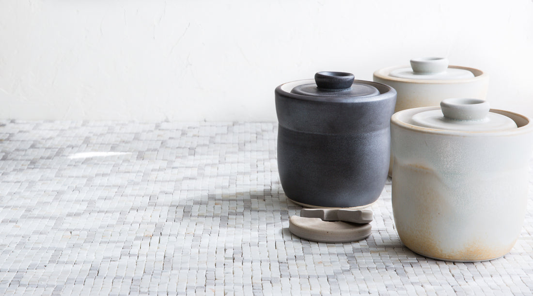 Handmade Ceramic Fermentation Jars – Sarah Kersten Studio